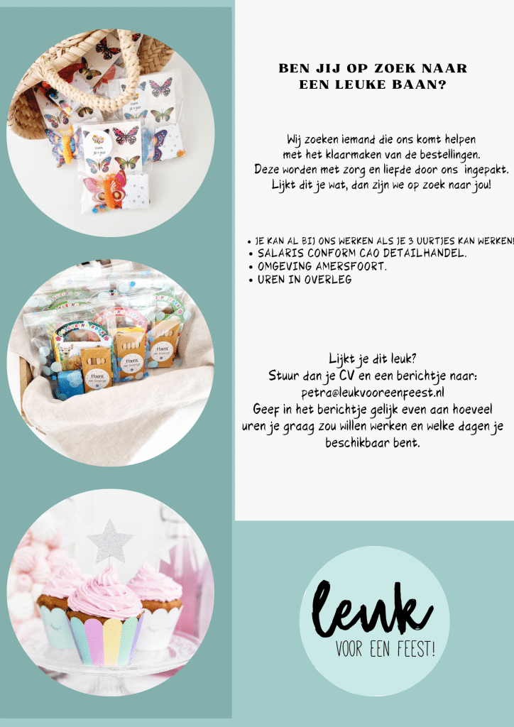 Vacatures - Leuk voor een feest!